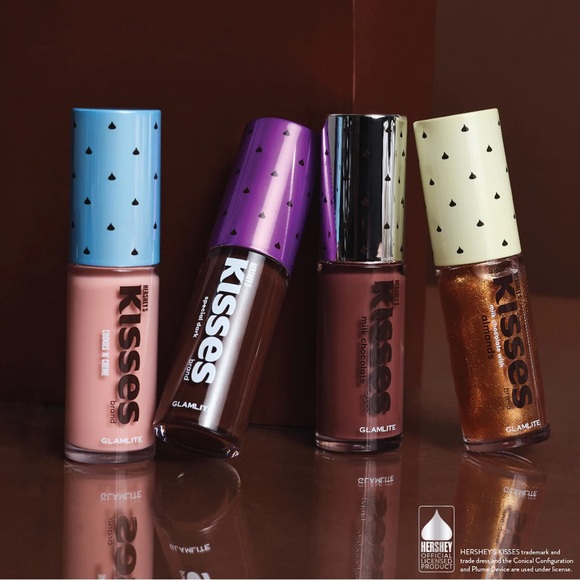 Glamlite | Makeup | Hersheys Kisses X Glamlite Lip Gloss Set | Poshmark